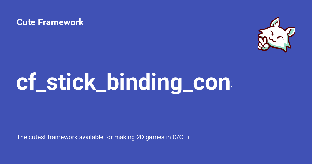 cf_stick_binding_consume_release - Cute Framework