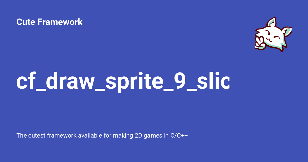 cf_draw_sprite_9_slice - Cute Framework
