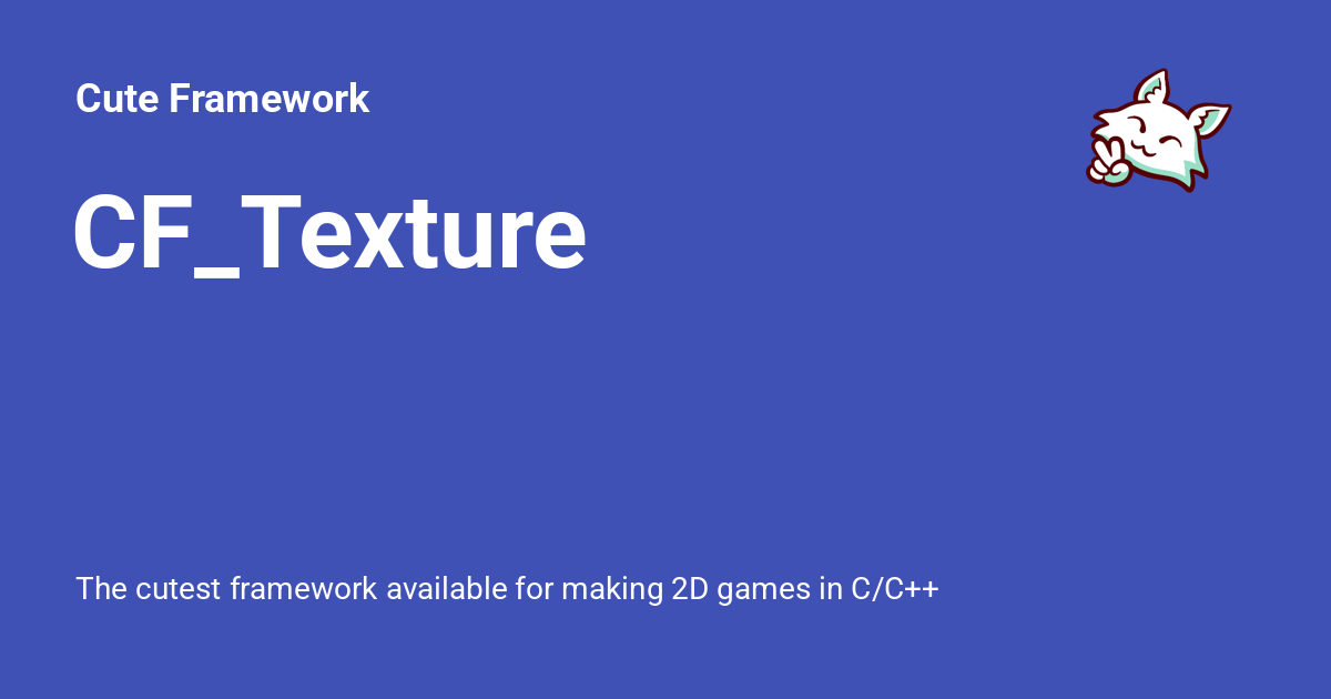 CF_Texture - Cute Framework
