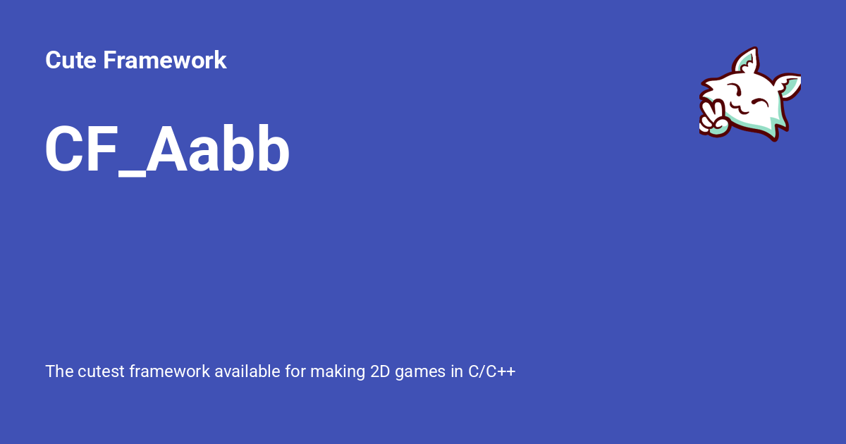 CF_Aabb - Cute Framework
