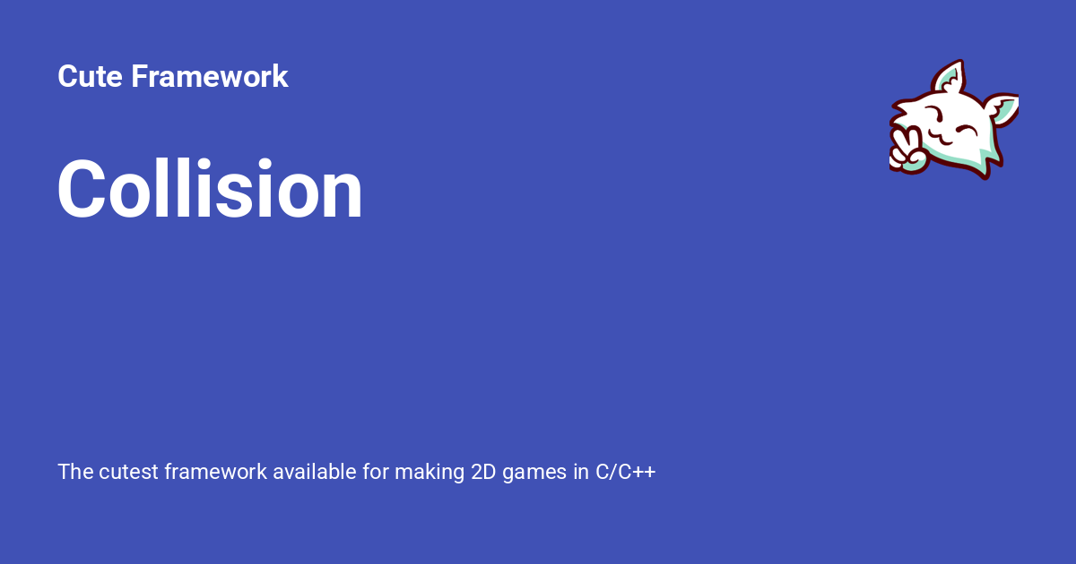 Collision - Cute Framework