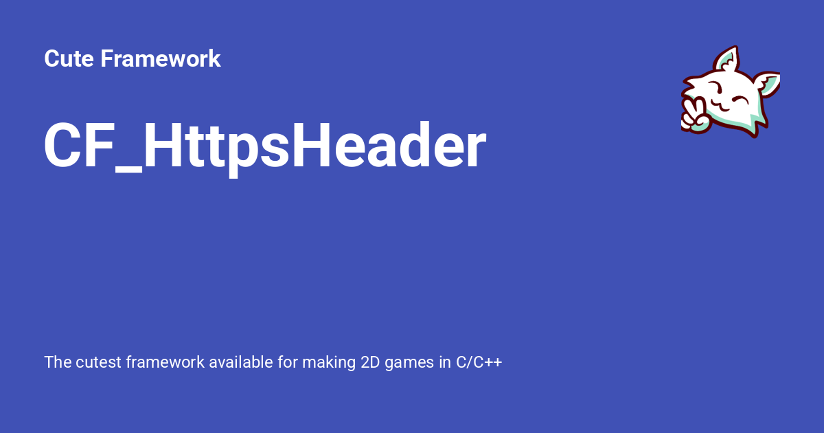 CF_HttpsHeader - Cute Framework